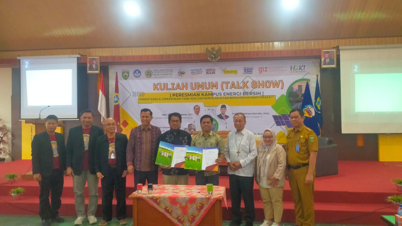 HaKI dan UKMC Palembang Resmikan Kampus Energi Bersih, Dukung ...